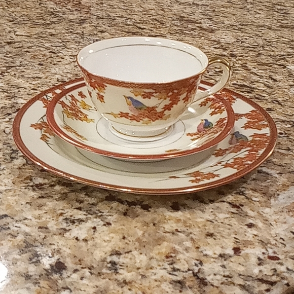 Vintage | Dining | Hakusan Blue Bird China Set 2pcs | Poshmark